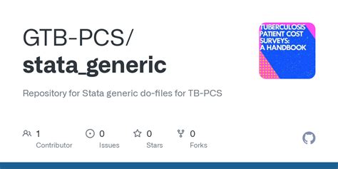 github gtb pcs stata generic repository for stata generic do files for tb pcs