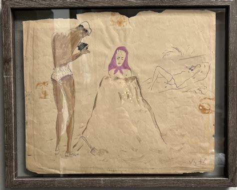 Marcel Vertes1895 1961french Artist Original Watercolor On Paper Pencil Signed Etsy