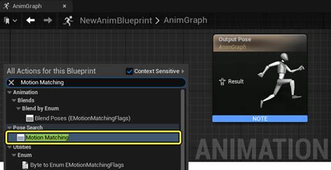 Motion Matching In Unreal Engine Unreal Engine 55 Documentation
