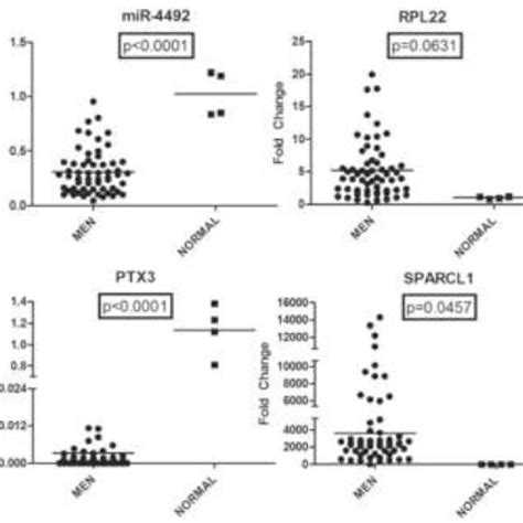 The Relative Expression Levels Of Selected Mrnas And Mirnas In Patient Download Scientific