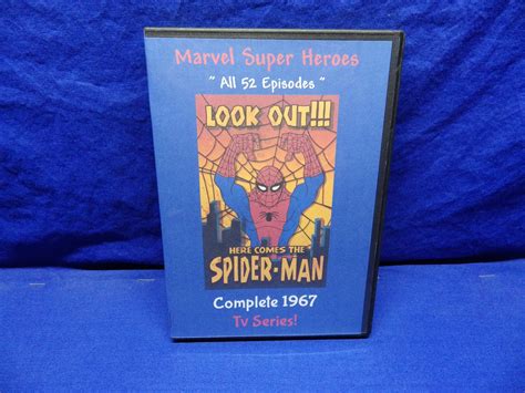 Spider Man Complete 1967 Tv Cartoon Series 6 Disc Set Etsy