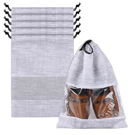 Kuber Industries Shoe Bags Shoe Bags For Travel Drawstring Shoe