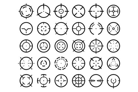Sniper Aim Pointer Weapon Targeting Pointers Aiming Mark A