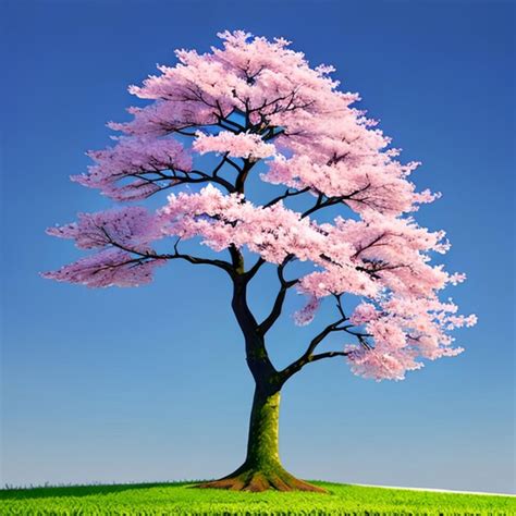 Premium Ai Image Sakura Tree Model Idea For Game