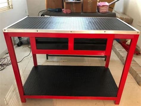 Fabricated Mild Steel General Workbench For Material Storage And Handling Size 1200mm X 350mm