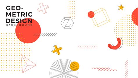 Abstract Modern Geometric Shapes Memphis Background 16396666 Vector Art At Vecteezy