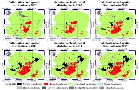 Salinization Land Spatial Distribution In Different Periods Download