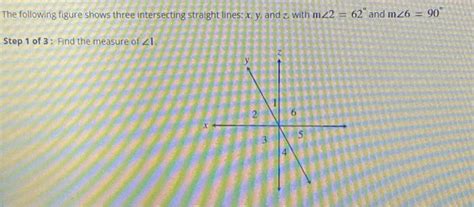 solved the following figure shows three intersecting