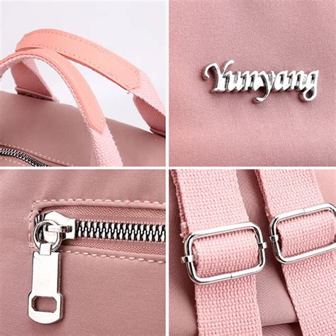Nylon Vrouwen School Rugzakken Anti Diefstal Usb L Grandado