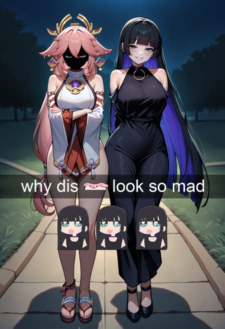 Why Dis Ninja Look So Mad Meme Concept Lora Illustriousxl｜ai Art Model And Lora Pixai