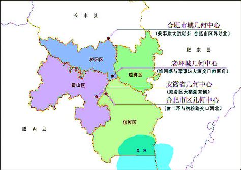 合肥市区地图合肥各个区划分地图 随意优惠券