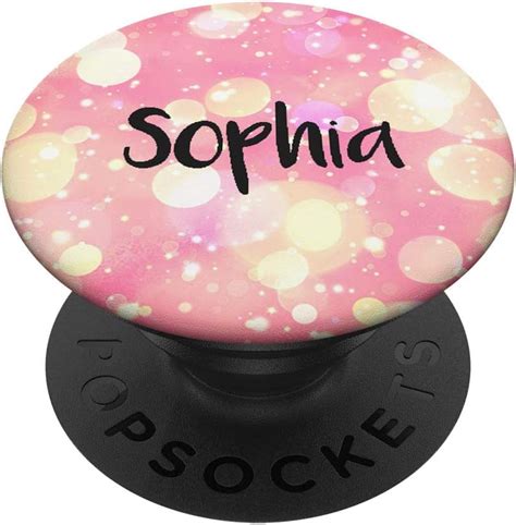 Sophia Personalized Custom Name Girls Pop Socket