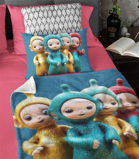 Teletubbies Fleece Plush Blanket Unique Design
