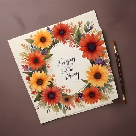 Mothers Day Card Premium Ai Generated Image