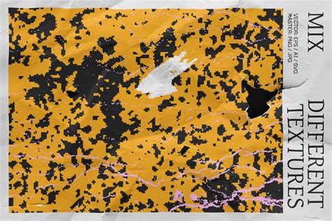 100 Bitmap Vector Textures On Yellow Images Creative Store 114419