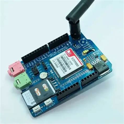 Módulo Shield Sim 900 Gsm Gprs Electrodatos