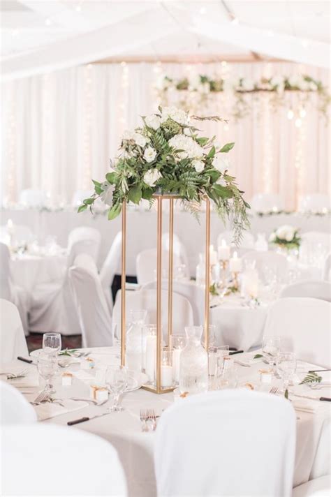 Modern Gold Stand Wedding Rental Company Wedding Reception