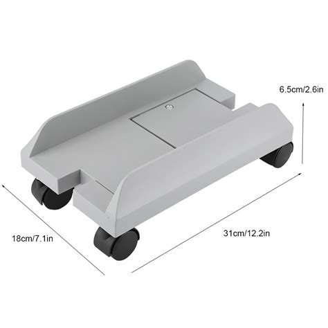 Width Adjustable Pc Case Desktop Cpu Stand Compute Vicedeal