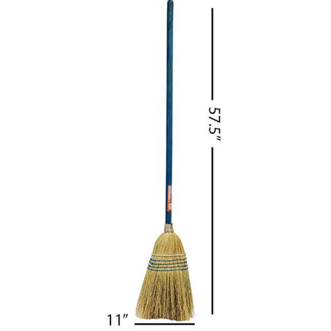 CORN BROOM INDUSTRIAL 4STRING North Cobalt Flea Market