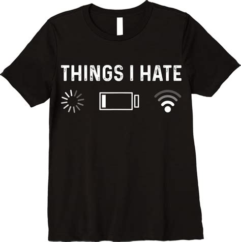 Offer Funny Programmer Things I Hate Gamer T Shirts Teesdesign