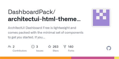 issues · dashboardpack architectui html theme free · github
