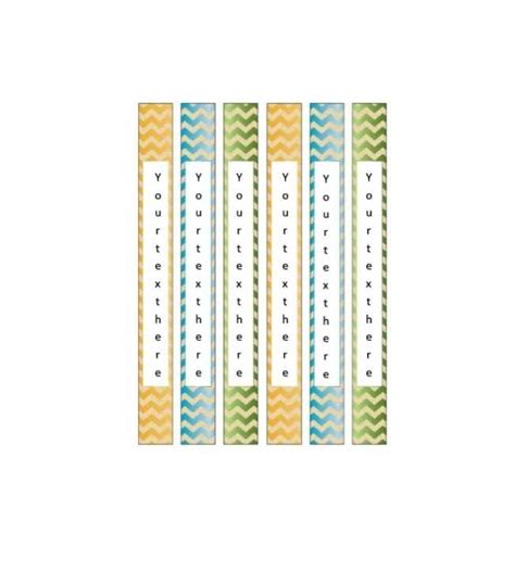 File Side Label Template Midi