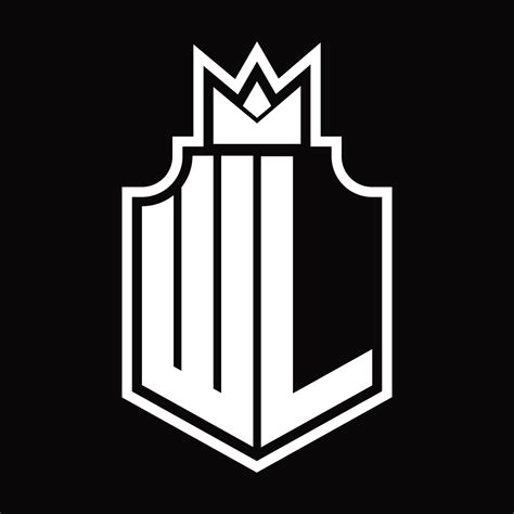 Wl Logo Monogram Design Template 16805426 Vector Art At Vecteezy