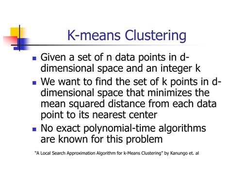 Ppt K Means And Kohonen Maps Unsupervised Clustering Techniques