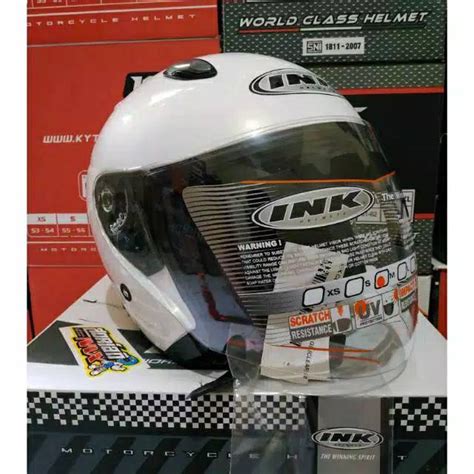Jual Helm Ink Centro White Original 100 Helm Ink Centro Ori Putih Helm Ink Kapsul Asli Garansi