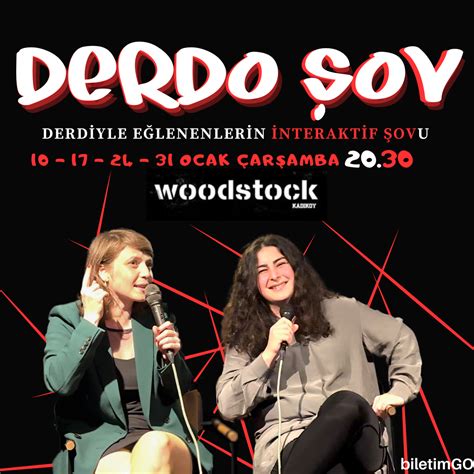 Derdo Şov İnteraktif Komedi Şovu 31 Ocak Biletler Ve Detaylar