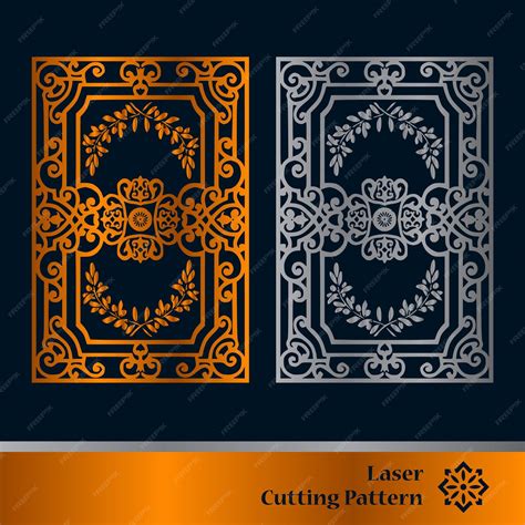 Premium Vector Laser And Cnc Cutting Panels Template
