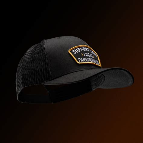 Support Your Local Paratroopers Patch Trucker Hat Wetsu Company