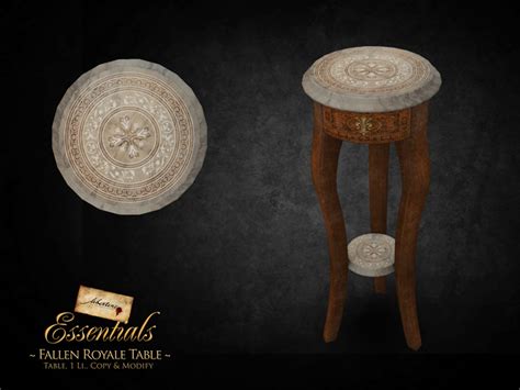 Second Life Marketplace ~libertine~ Fallen Royale Table