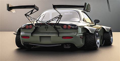 Mazda Rx7 Fast And Furious Body Kit All Carbon Mazda Rx 7 By Veilside