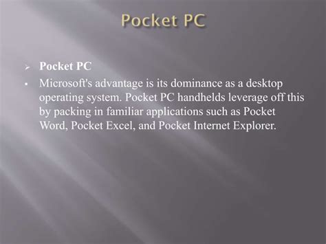 Handheld Operting System Pptx Operating Systems Computer Software And Applications