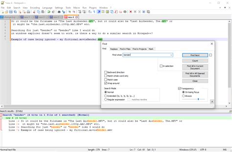 Searching For Part Of A Word Line In Notepad Super User