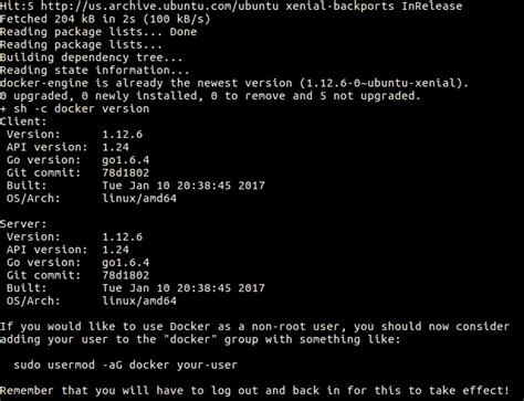 instalasi docker di ubuntu 16 04 lts dengan cara mudah