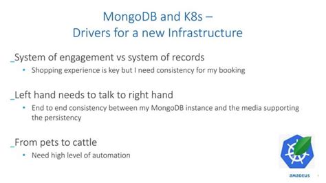 Mastering Mongodb In Kubernetes Amadeus Ppt