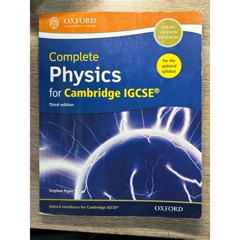 [second Hand] Cambridge Igcse Physics Textbook Third Edition Shopee Malaysia