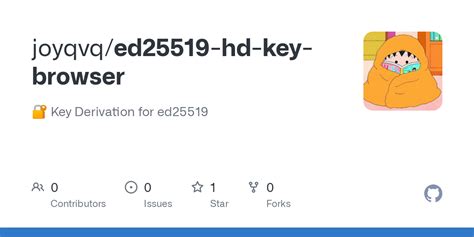 GitHub Joyqvq Ed Hd Key Browser Key Derivation For Ed