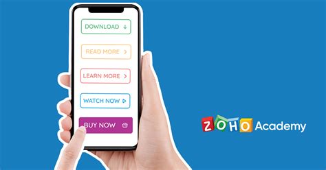 The Best Cta Buttons 5 Examples To Learn From Zoho Academy