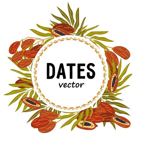 Premium Vector Customizable Label Design Vector For Dates Production