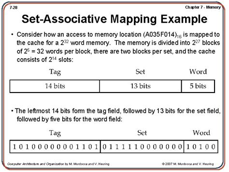 chapter 7 memory 7 1 computer architecture and