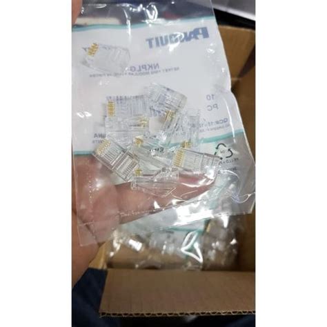 Jual Panduit Rj45 Gigabit Connector Konektor Panduit Cat6 Isi 100