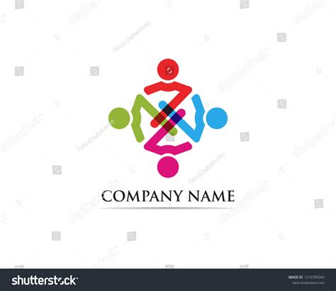 Unity People Logo Symbol Stock Vector Royalty Free 1210785043 Shutterstock