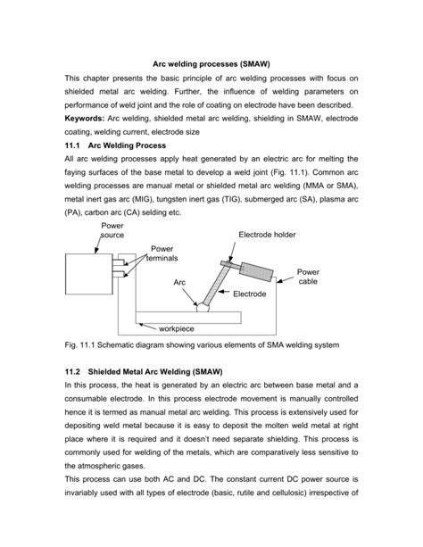 Arc Welding Processes Smaw Explained