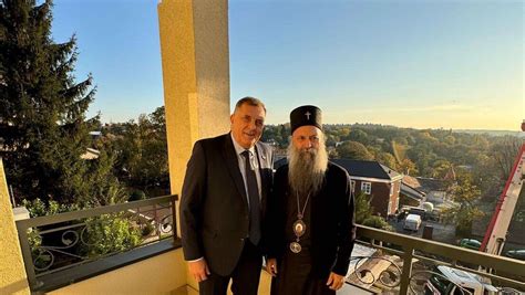 Додик разговарао са патријархом Порфиријем Република Српска ће наставити да подржава активности