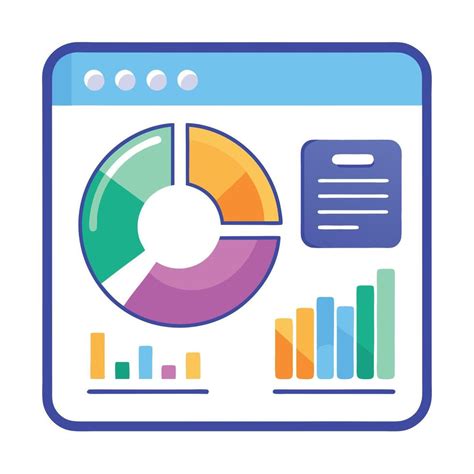 Modern Analytics Dashboard Icon With Pie Chart And Graph 57961612