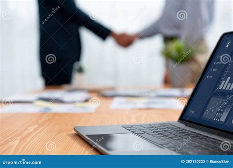 laptop screen display business intelligence data analysis dashboard