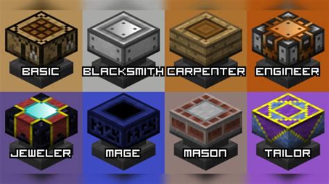 Artisan Worktables Mod Para Minecraft 1 12 2 Zonacraft